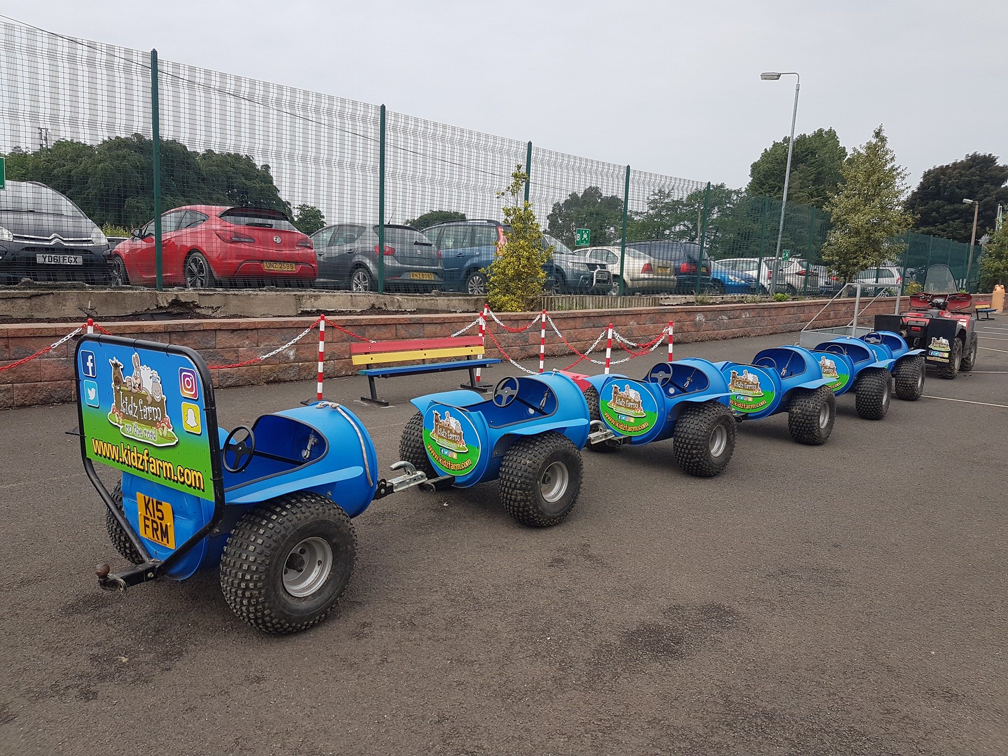 Barrel Train Rides - Kidz Farm