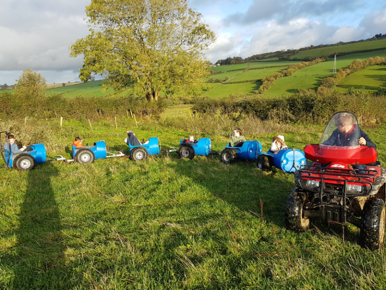 Barrel Train Rides - Kidz Farm
